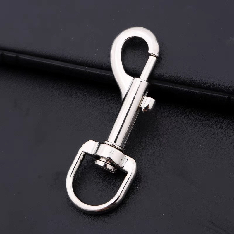 Snap Hook Keychain Dog Chain Clip Swivel Eye Zinc Alloy | Shopee ...