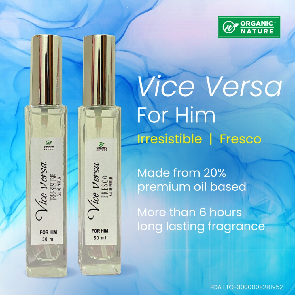 ORGANIC NATURE VICE VERSA PERFUME (FOR HIM) | Shopee Philippines