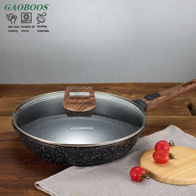 Gaoboos High quality28cm Non Stick Frying Pan Cooking Egg flat pan ...
