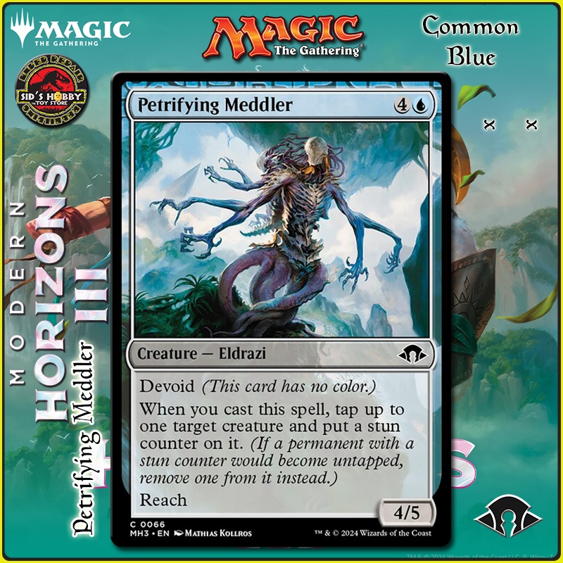 Petrifying Meddler x x Modern Horizons 3 Blue Common MH3 MTG | Shopee ...