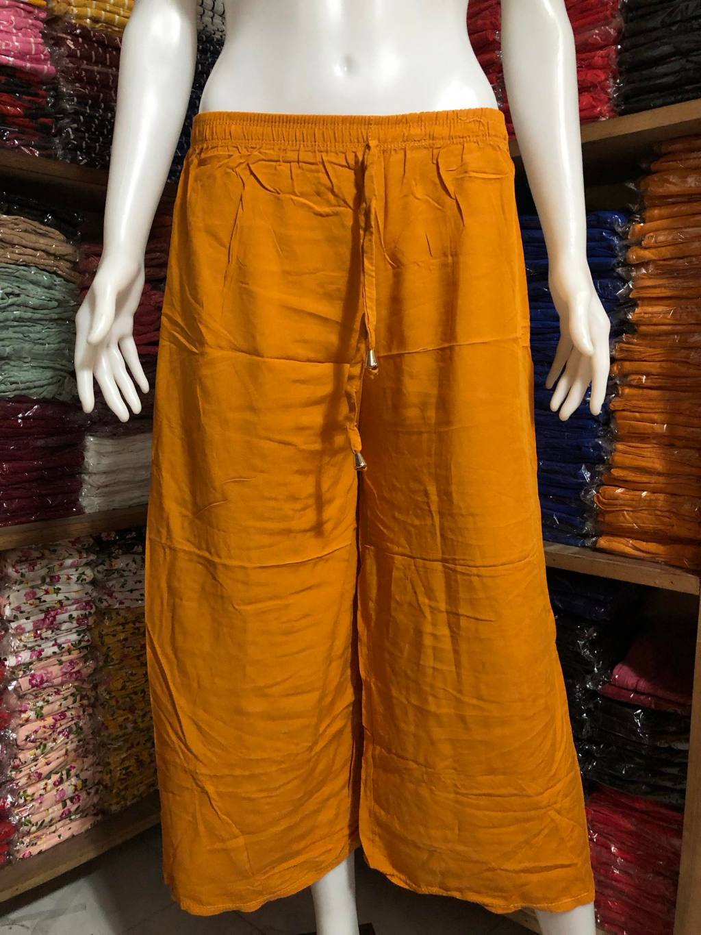 CHALLIS Plain Square Pants with Side Pocket | Shopee Philippines