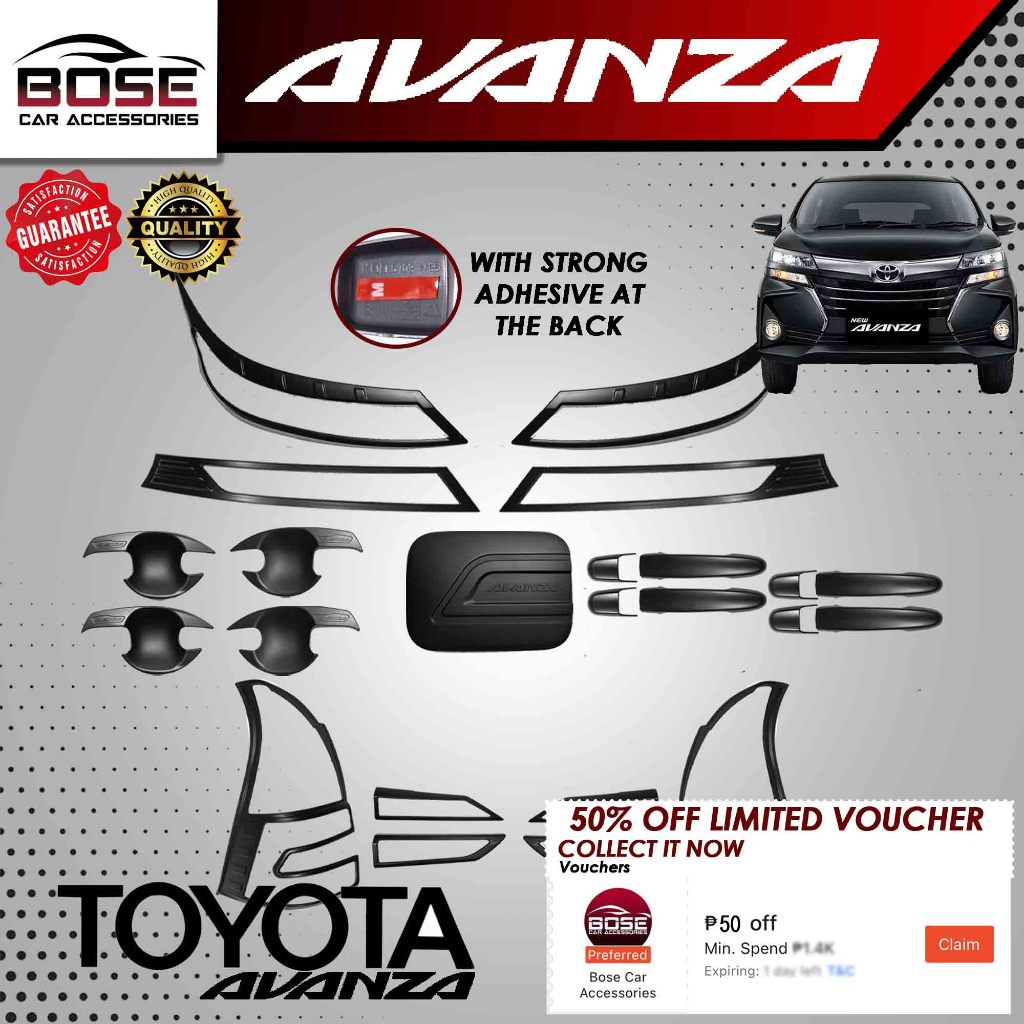 Toyota Avanza 2012 - 2021 Garnish Cover Set Car Accessories Parts ...