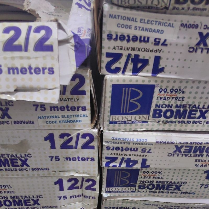 Boston PDX Loomex Single Core Duplex Wire 14/2 1.6mm 12/2 2.0mm 10/2 2 ...