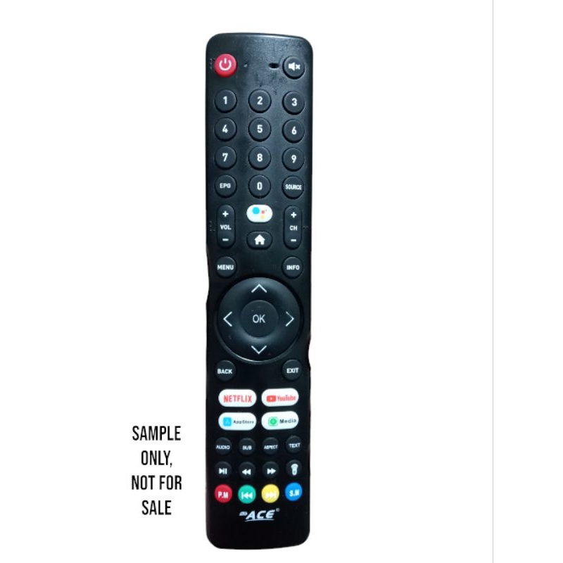 ACE Android TV Remote, Replacement Remote for ACE Android TV | Shopee ...