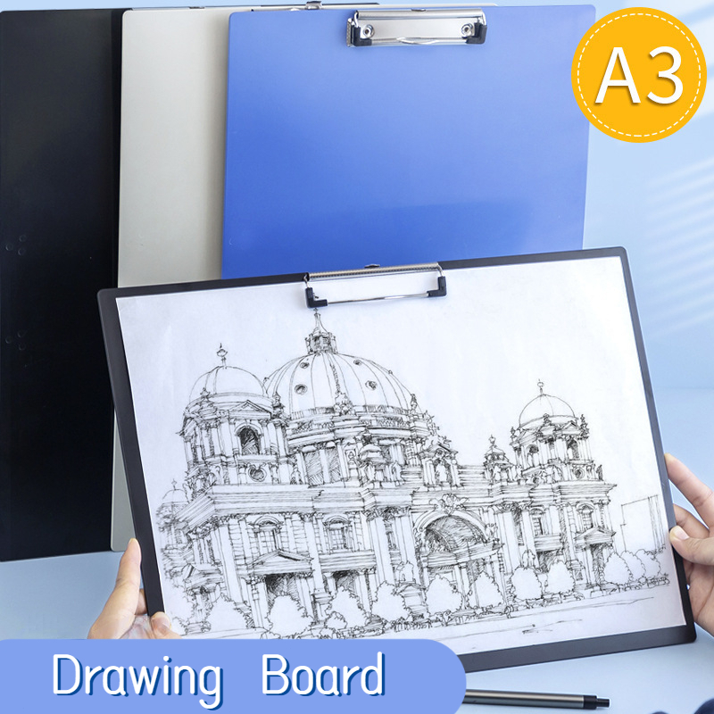 A3 Clipboard Long File Folder Writing Clip Board Horizontal Clipboard
