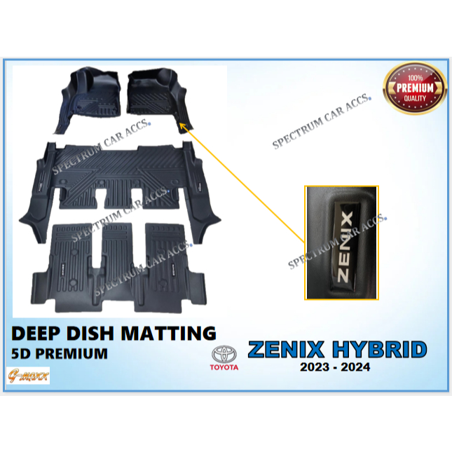 DEEP DISH MATTING ZENIX HYBRID 5D PREMIUM ( 2023 TO 2024 ) | Shopee ...
