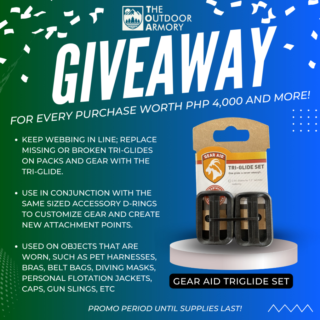 Free Gear Aid Triglide Kit (FREE!!! minimum spend of P4000) | Shopee ...