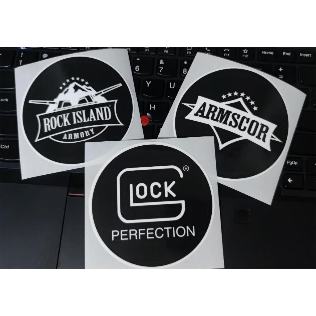 ARMSCOR GLOCK METRO VINYL STICKER WATERPROOF HIGH QUALITY VINYL STICKER ...