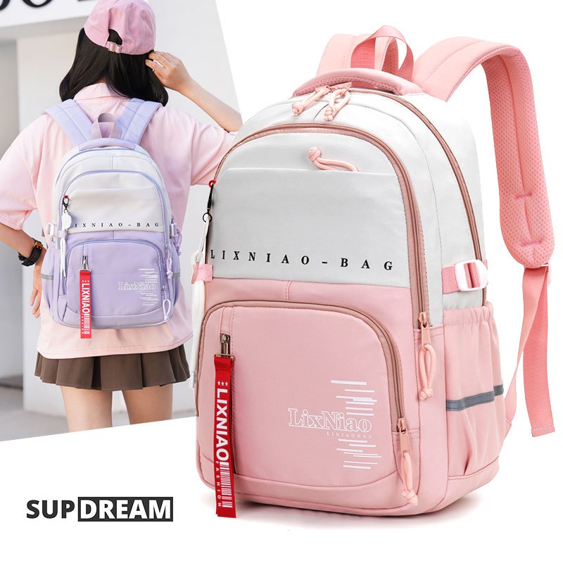 Middle School backpack for women college student school campus ...