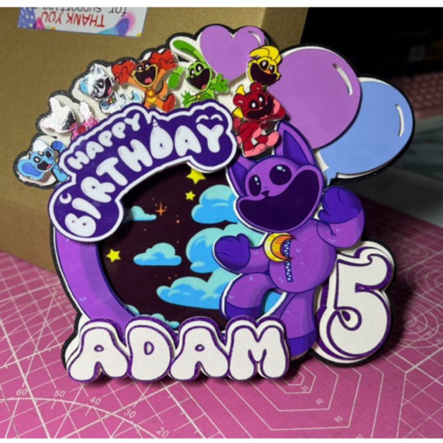 Catnap Cake Topper Layered | Shopee Philippines