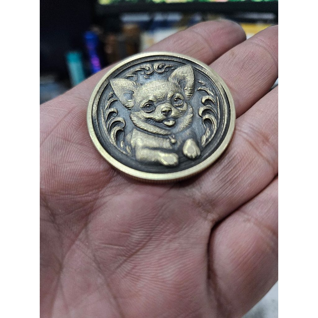 3D Coin Engraving - for Challenge Coin / EDC Coin Token | Shopee ...