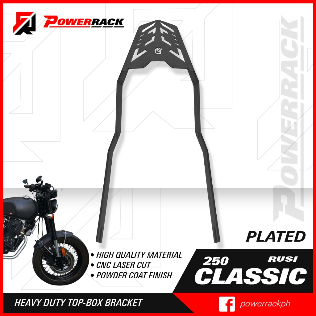 Rusi Classic 250 Fi/Carb Top Box Bracket (Laser Cut) - Classic250 ...