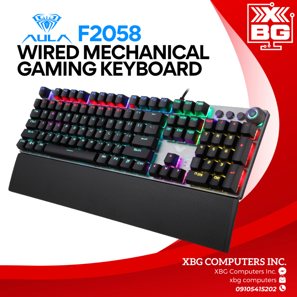 Aula Wind F2058 Wired Mechanical Gaming Keyboard | Shopee Philippines