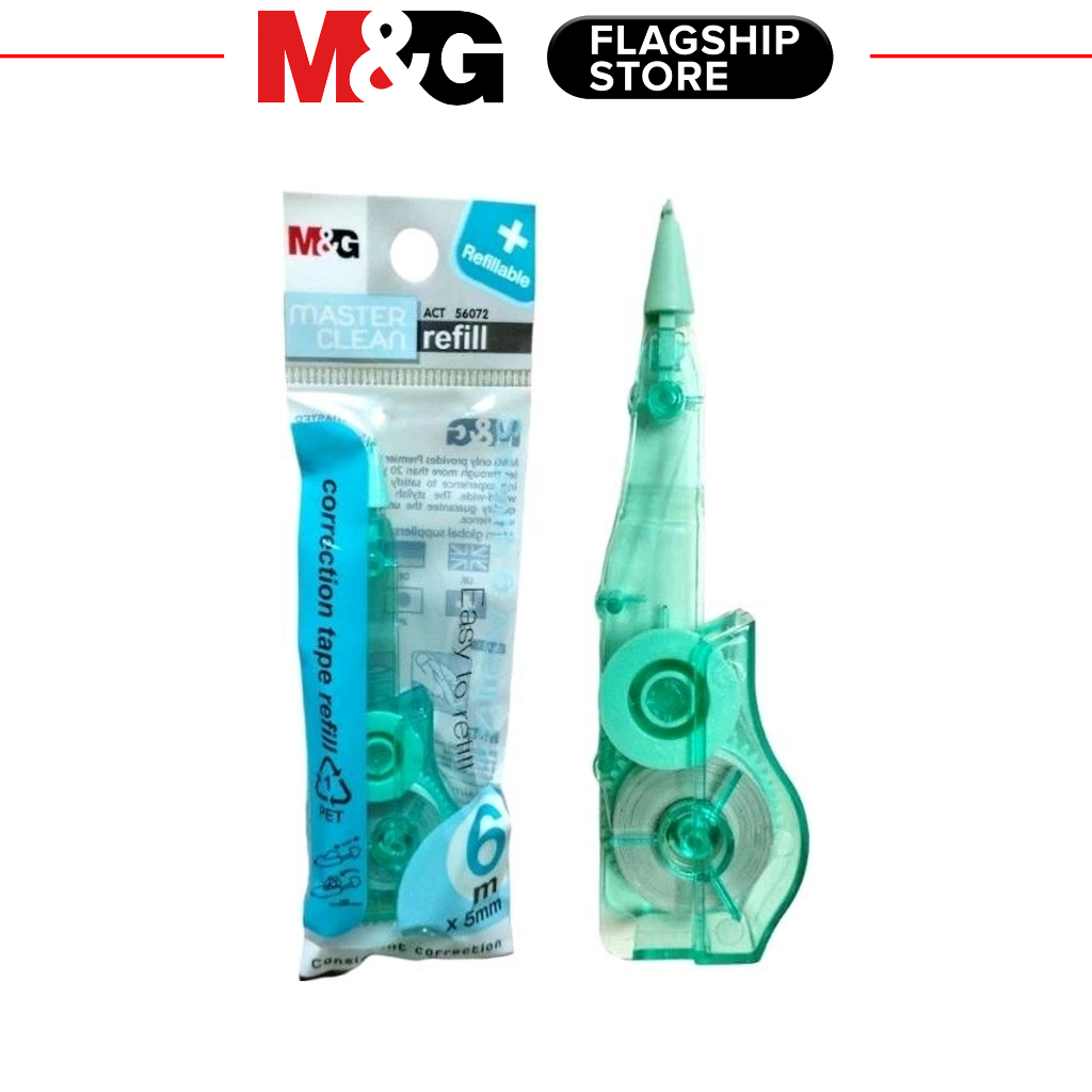M&G Correction Tape Master Clean Refill 6mx5mm Act56072 (12pcs ...