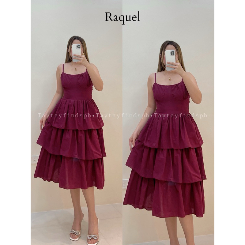 RAQUEL CORSET THREE LAYERED LINEN DRESS | taytayfindsph | Shopee ...