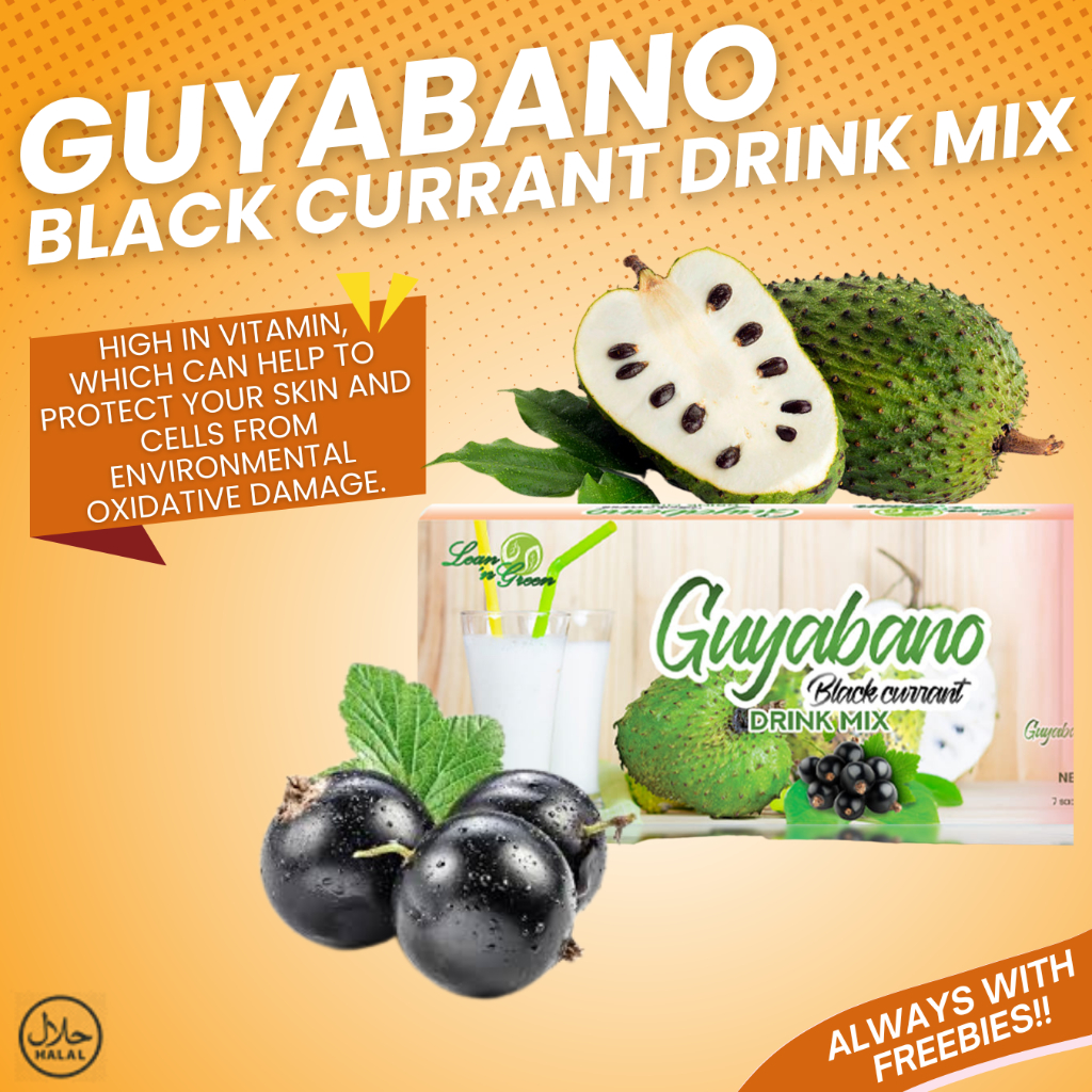 Guyabano (Black Currant Drink Mix) - Always with Freebies! | Shopee ...