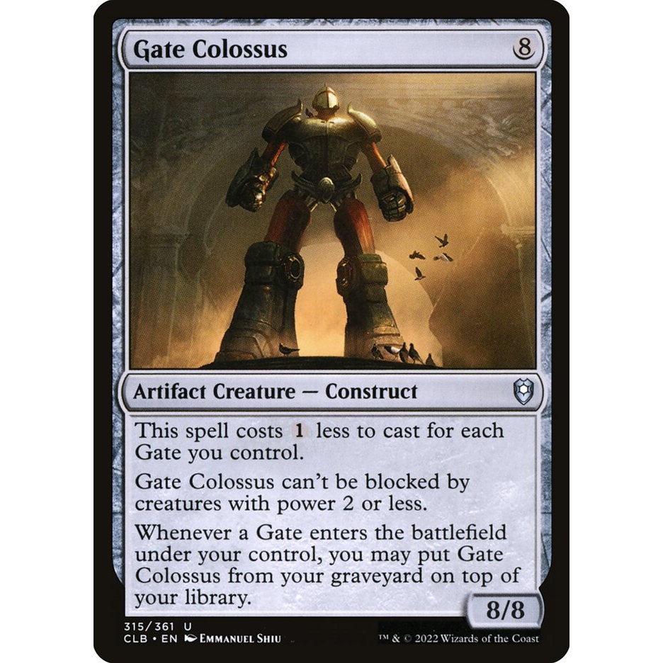 Gate Colossus - Artifact Creature - Near Mint - Foil - CLB - Colorless ...