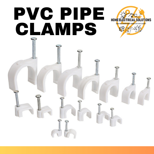 PVC CABLE CLAMPS 1PC, 25PC/50PC Per Pack PVC 20MM/25MM/32MM CABLE ...