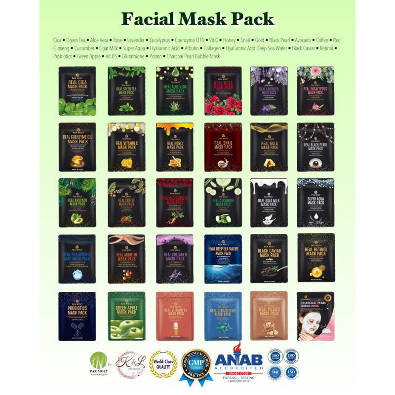 Pax Moly Mask Packs 25ml | Shopee Philippines