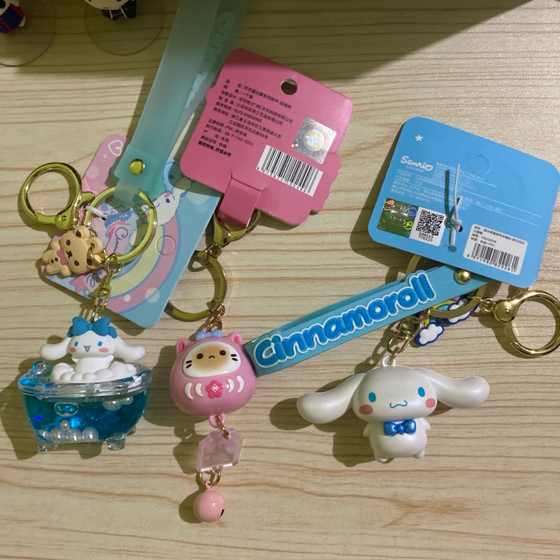 Kawaii Keychains / charms Cinnamoroll Daruma Neko | Shopee Philippines