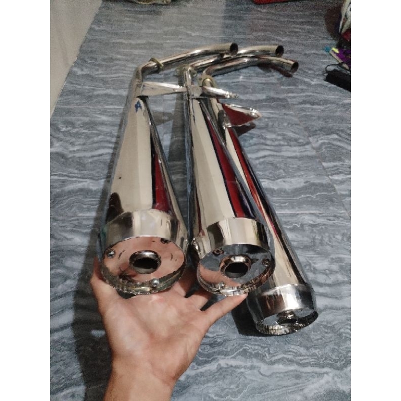 euro/125/150/175/version 2 chicken pipe stainless | Shopee Philippines