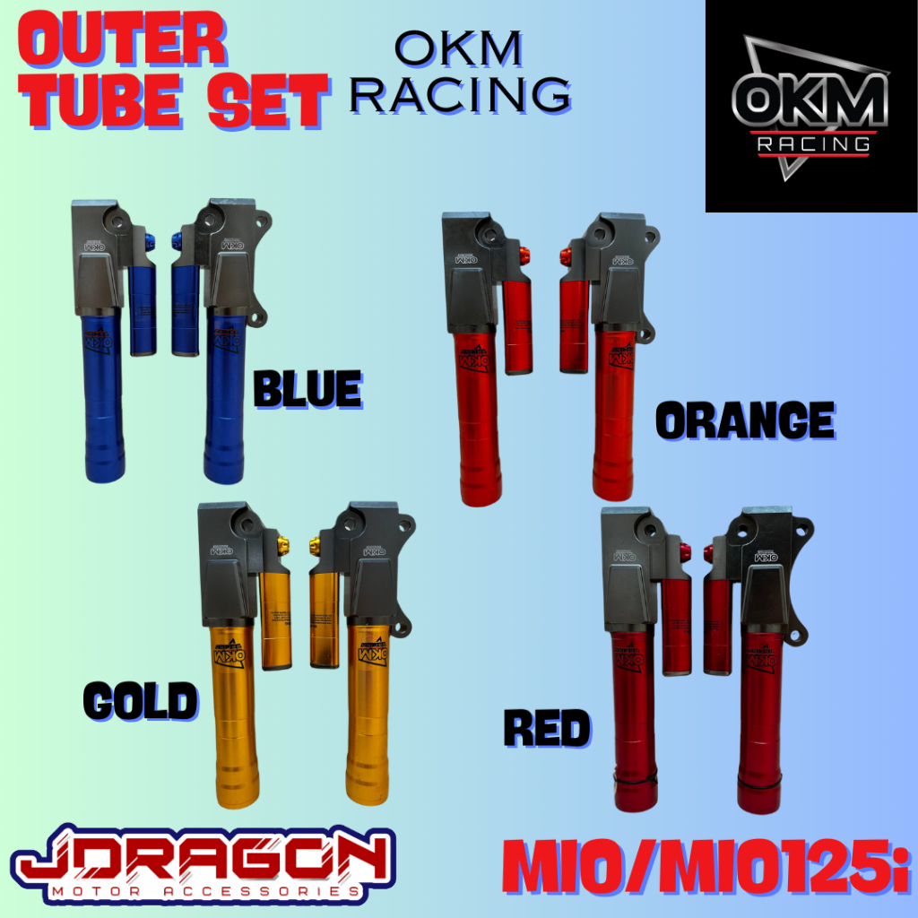 OKM RACING OUTER TUBE SET (MIO SPORTY/MIOi 125) | Shopee Philippines