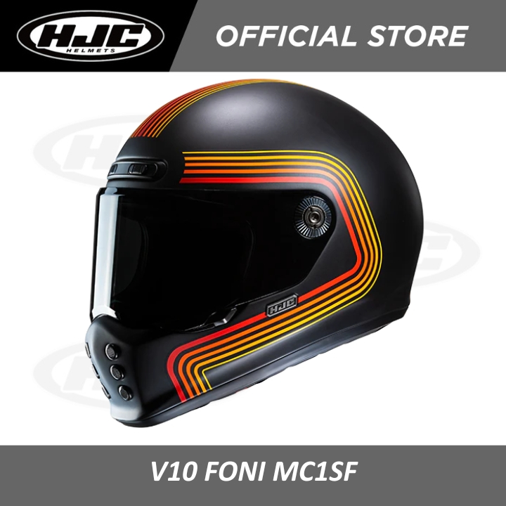 HJC Helmets V10 Foni MC1SF | Shopee Philippines