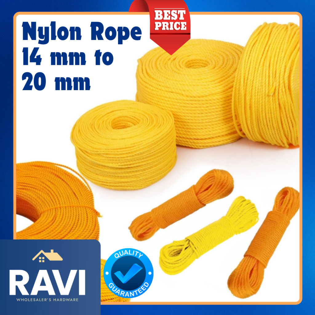 Nylon Rope ( Lubid / Tali ) | 14 mm 16 mm 20 mm | High Quality ...
