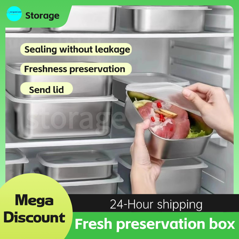 304 Stainless steel Fresh Keeping box for food storage container ...