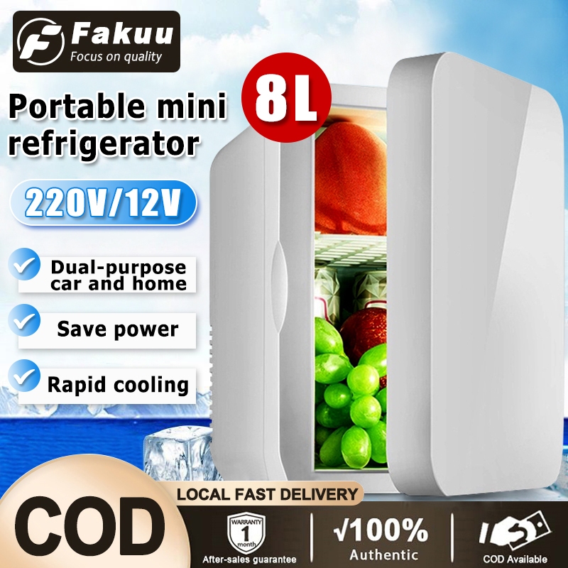 Mini Refrigerator with Freezer 8 Liter Suitable for Indoor Cooling ...