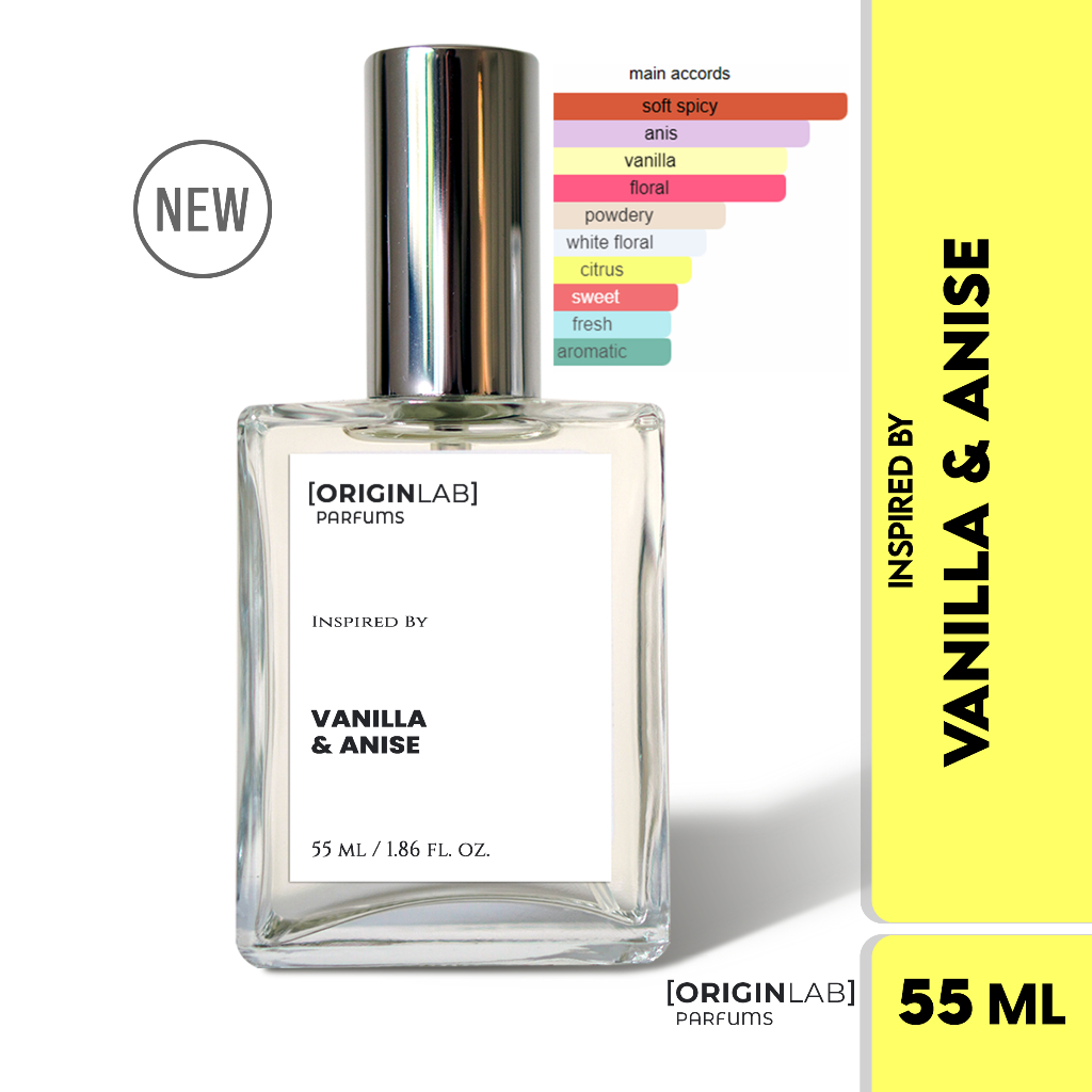 VANILLA & ANISE inspired Perfume for Unisex ORIGINLAB 30% Oil Fragrance ...