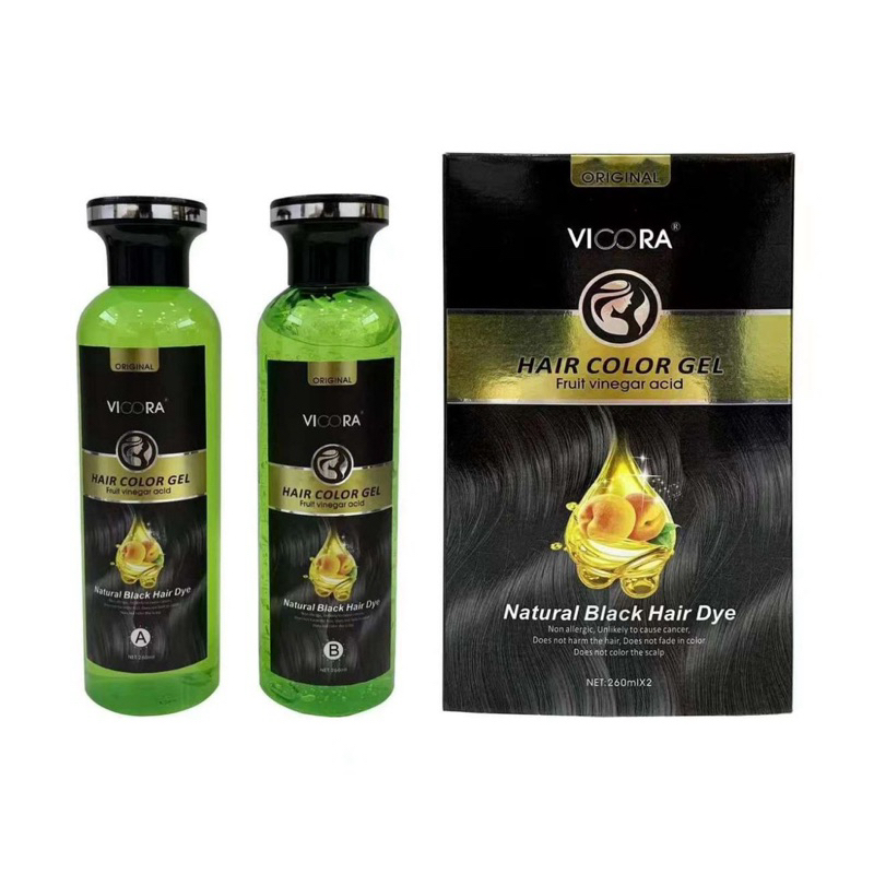 Vicora Hair Color Gel Fruit Vinegar Acid and moroccan Argan Oil ...
