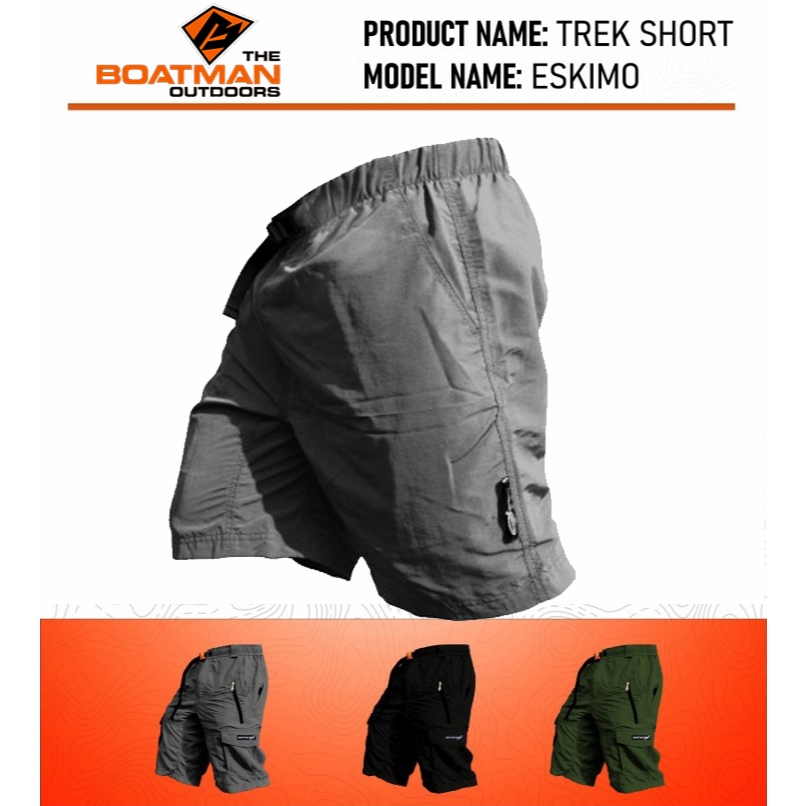 The Boatman Outdoor Eskimo Trek Shorts | Shopee Philippines