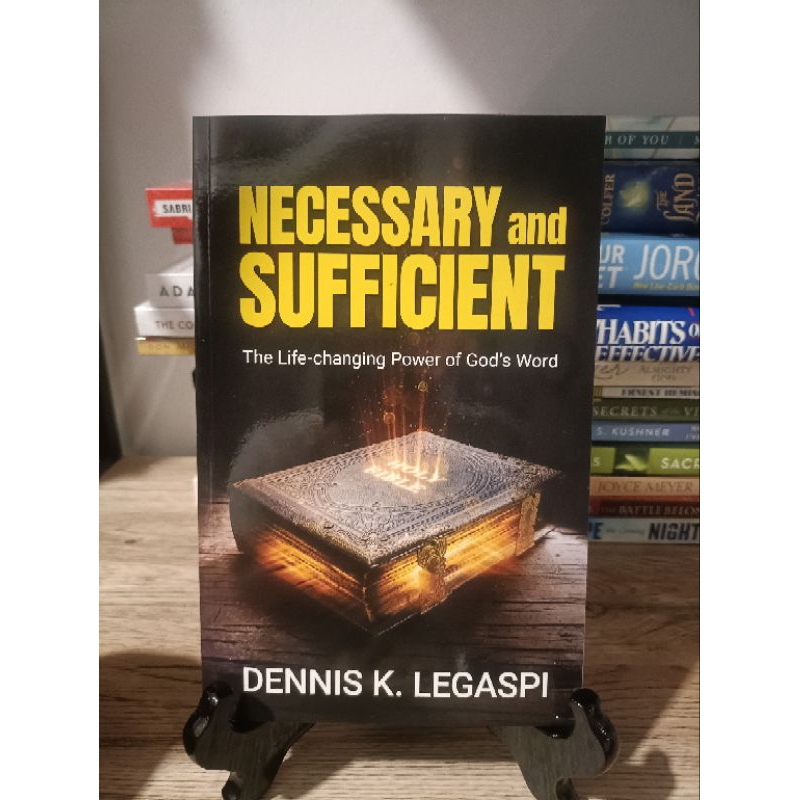 NECESSARY AND SUFFICIENT by DENNIS K. LEGASPI (PAPERBACK) | Shopee ...