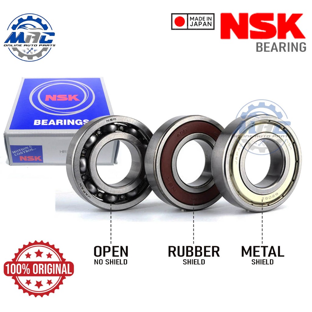 NSK Bearing JAPAN 6001, 6003, 6004, 6005, 6201, 6202, 6203, 6205,63/22 ...