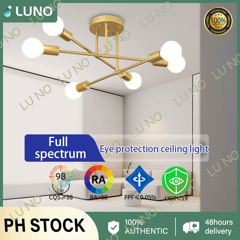 LNO Nordic Chandelier Ceiling Light Living Room Bar Drop Lights Counter ...