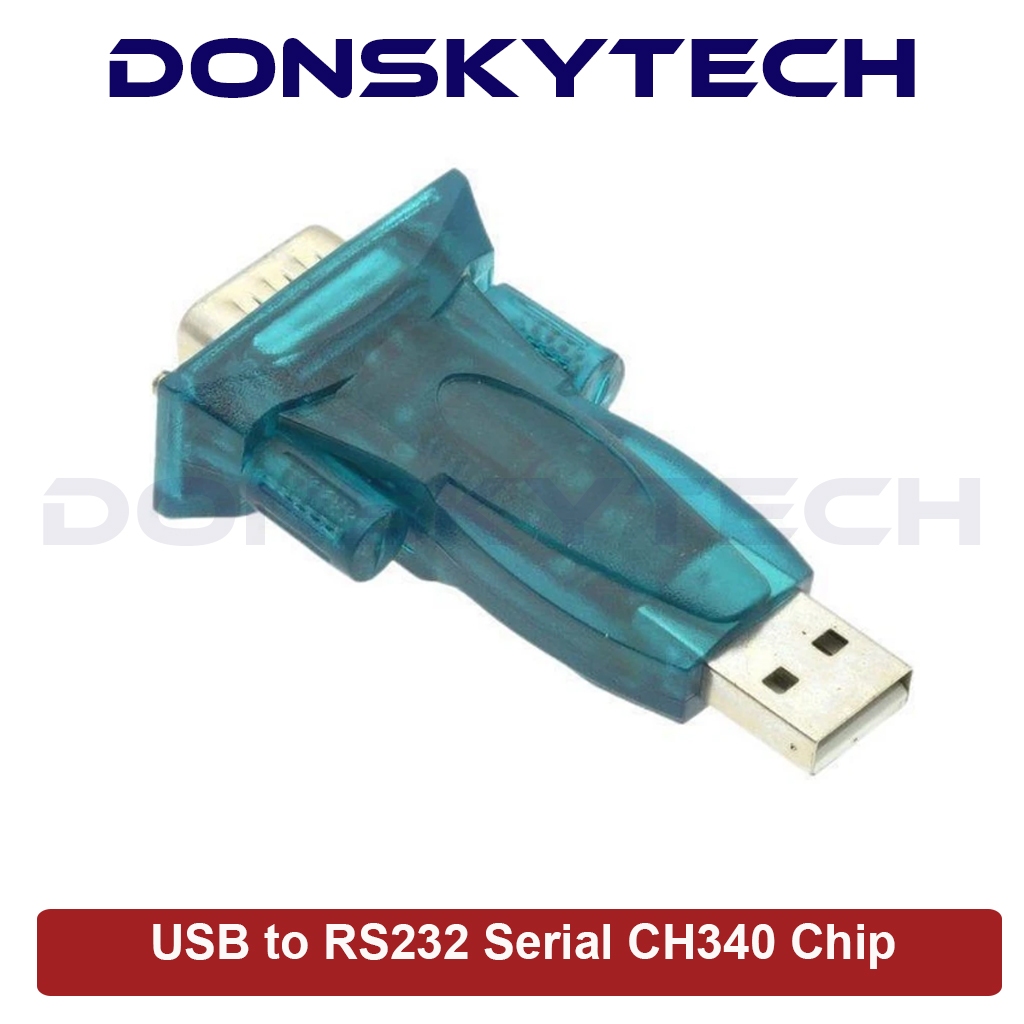 USB to RS232 CH340 Chip COM Port Serial PDA 9 pin DB9 Cable Adapter ...
