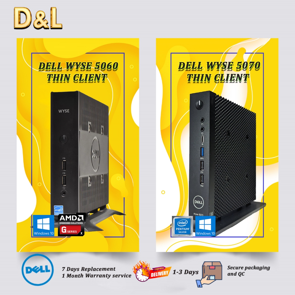 Dell Wyse 5070/5060 Flexible Thin Client MINI PC Intel Pentium Silver ...