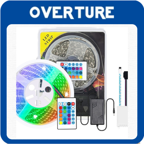 RGB Led Strip Lights 5M Waterproof Rgb Led Light with Remote for Romm ...