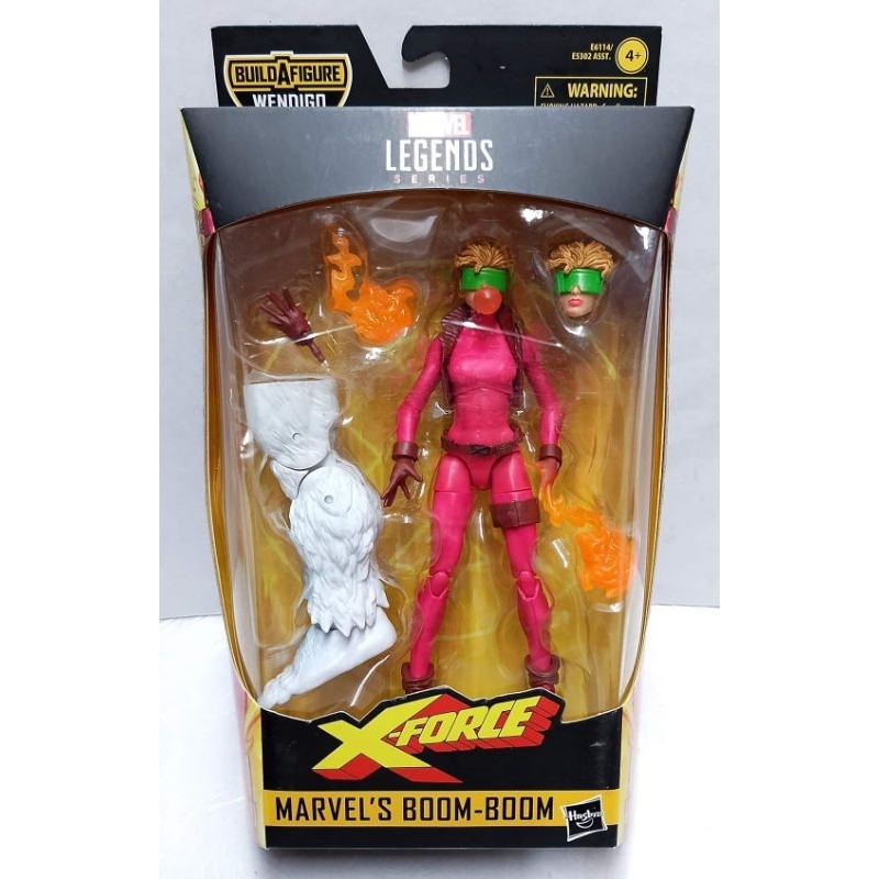 Marvel Legends Series X-FORCE Marvel's Boom-Boom (BAF Wendigo) | Shopee ...