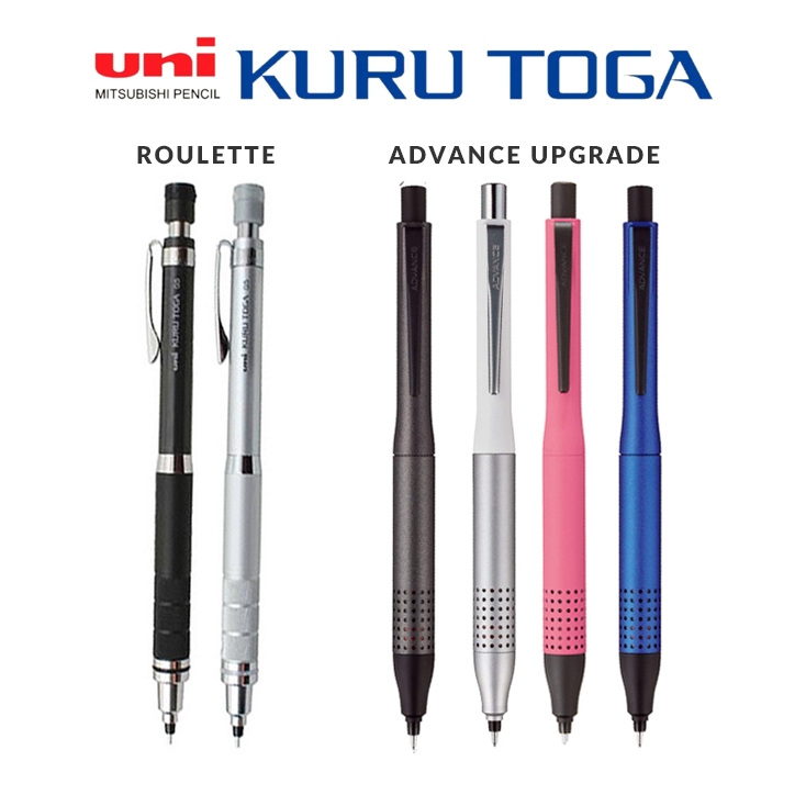 uni KURU TOGA ROULETTE / ADVANCE UPGRADE Mechanical Pencil | Shopee Philippines