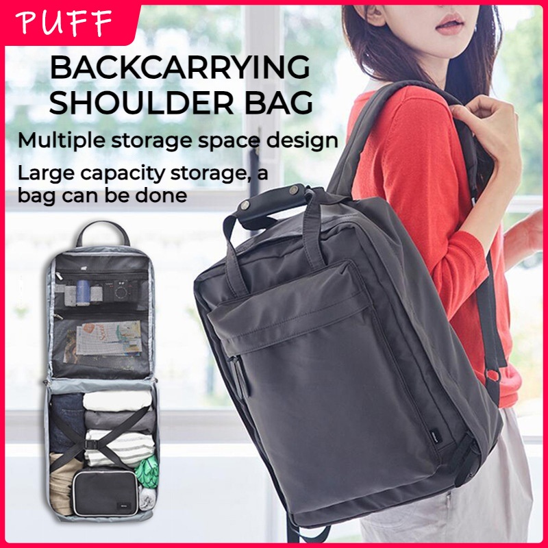 Travel Luggage Backpack Water-repellent Large Capacity Duffle Backpack ...