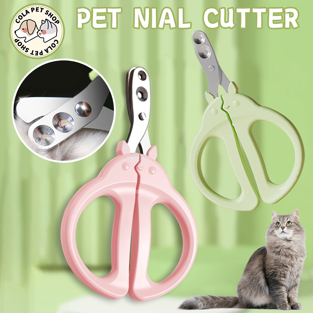 Pet Nail Clipper with Round Hole Stainless Steel Totoro Design Anti ...