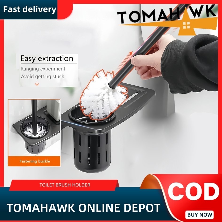 TOMAHAWK WALL MOUNTED TOILET BRUSH HOLDER ACCESSORIES(HOME OR HOTEL ...