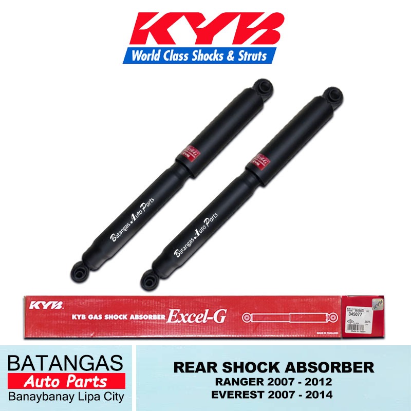 KYB REAR SHOCK ABSORBER FORD RANGER 4x2/4x4 2007-2012 / EVEREST 2007 ...