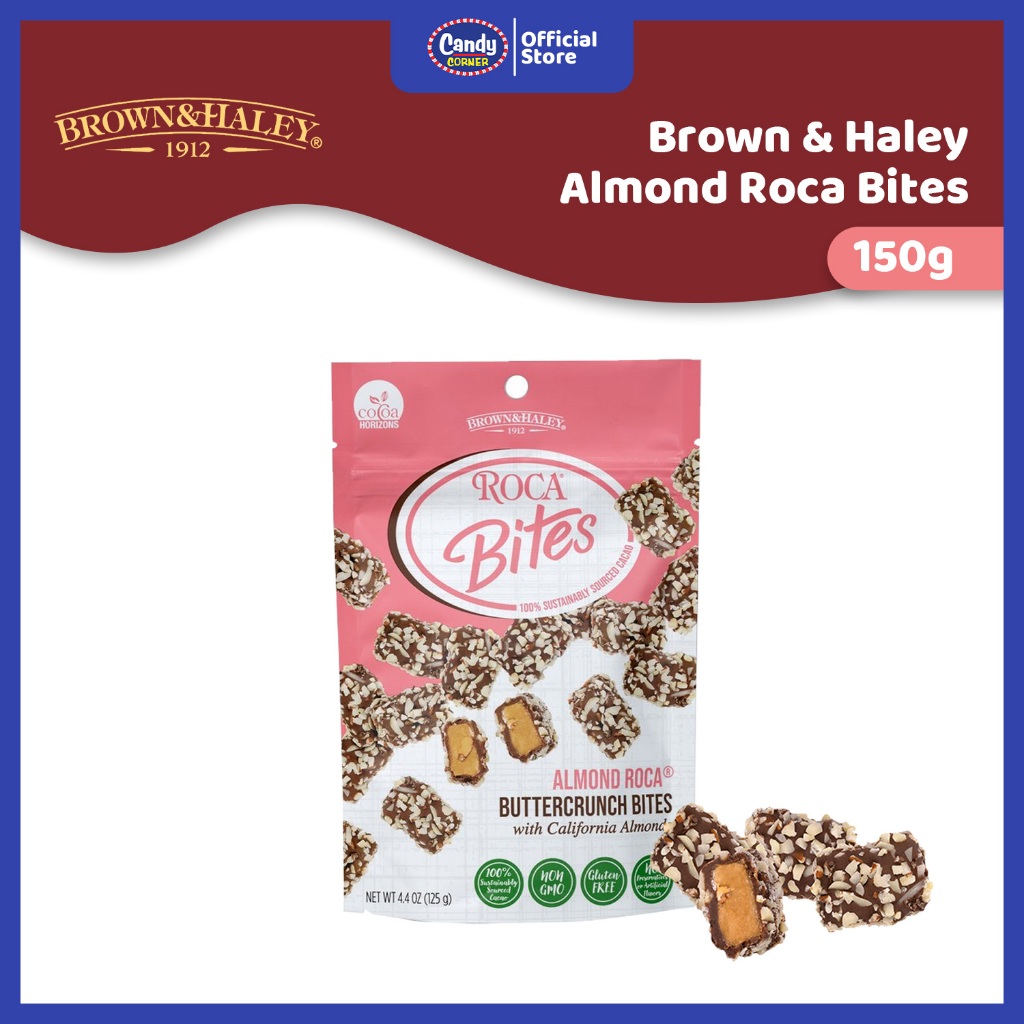 Brown & Haley Almond Roca Chocolate Bites 150g | Shopee Philippines