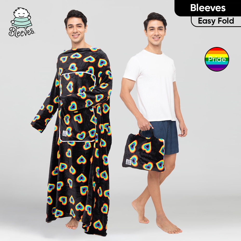 Bleeves® | Pride EasyFold Edition Wearable Blanket for Men and Women ...