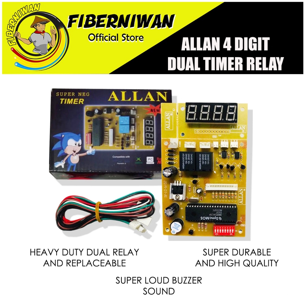 ALLAN 4 DIGIT DUAL TIMER RELAY | Shopee Philippines