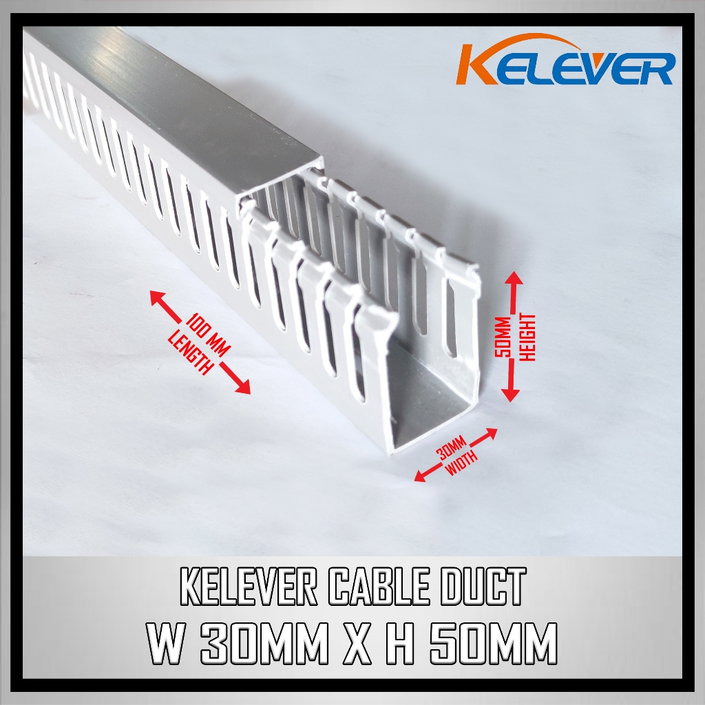 KELEVER CABLE DUCT REGULAR SLOT | WIRE DUCT | CABLE MANAGEMENT | VAT ...