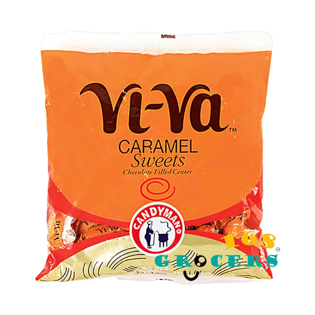 Viva Caramel Sweets ( Chocolate-filled Center) Approx 25pcs 115g / Approx 50 pcs 230g | Shopee ...